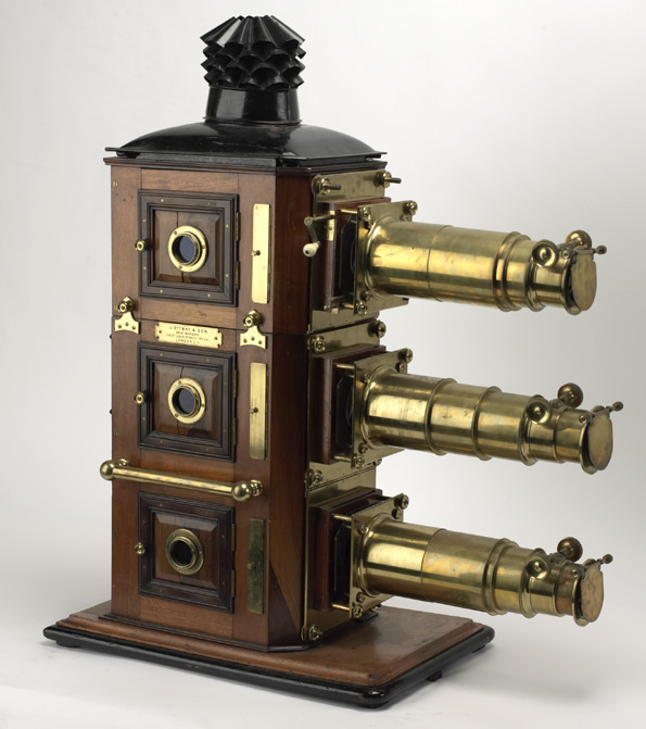Triunial projector, c1890s